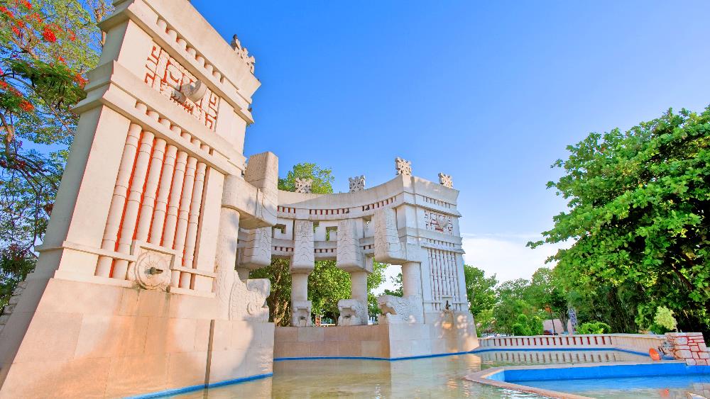 Parque de las Américas en Mérida Yucatán